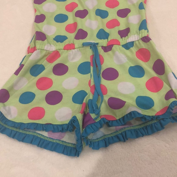 Justice | Pajamas | Green Sleep Pj Justice Romper | Poshmark